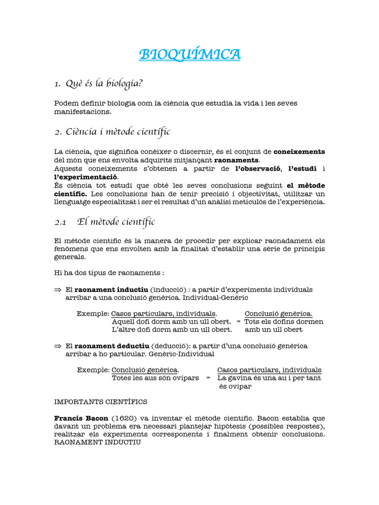 Biologia Apunts Imprimir | PDF