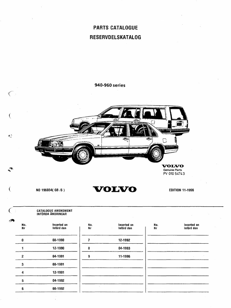 PDF Volvo 940-960 Komplett | PDF