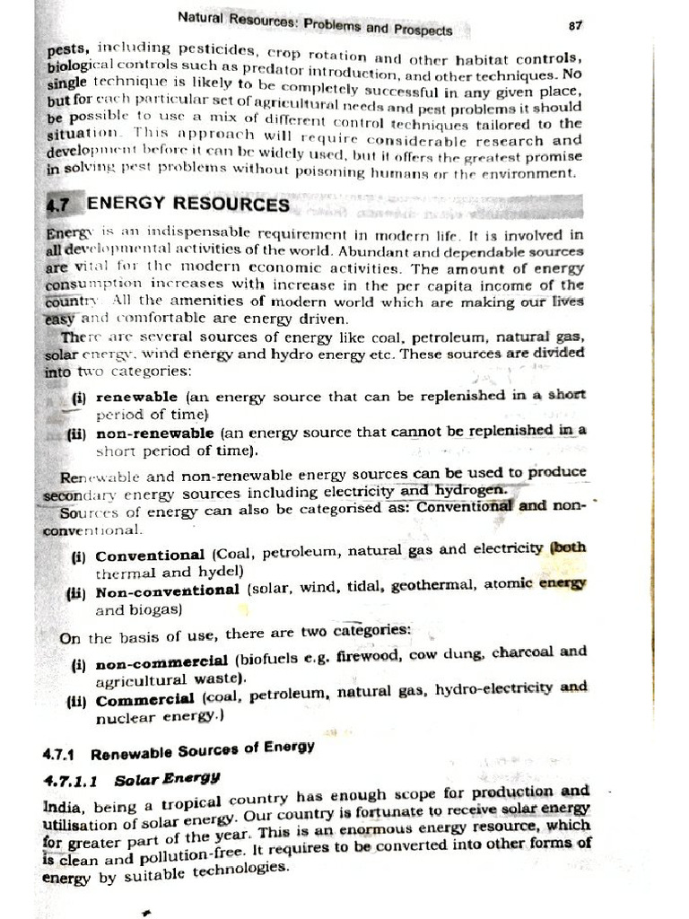 Energy Resources | PDF