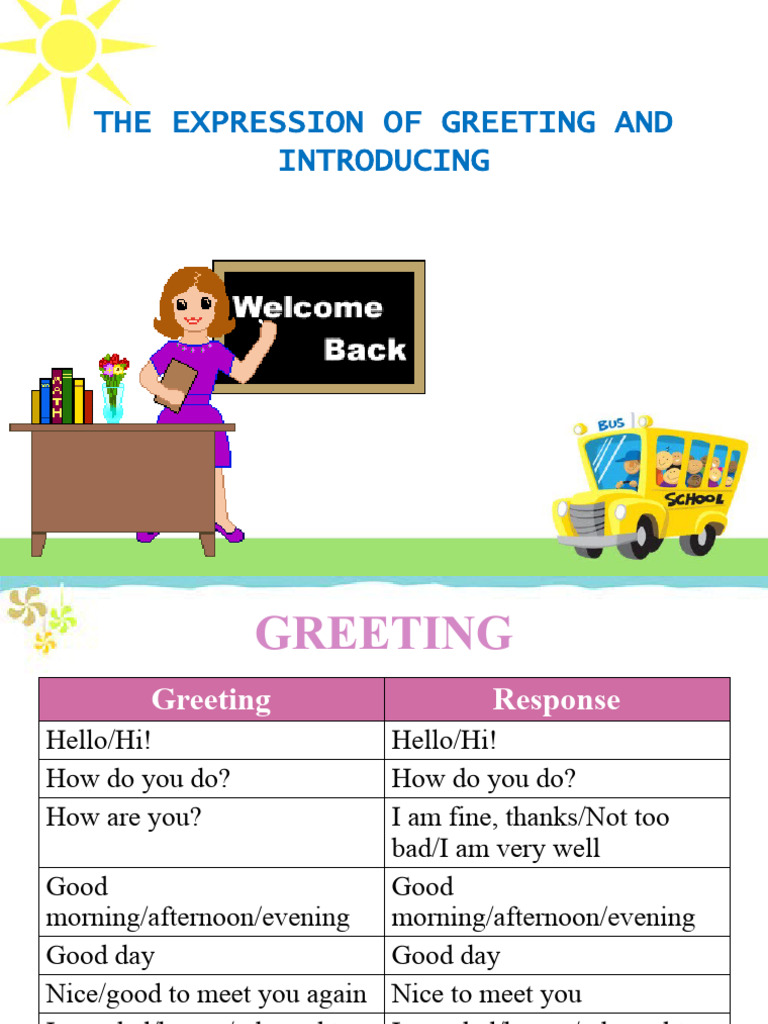 Materi 1 Greeting Introduction | PDF