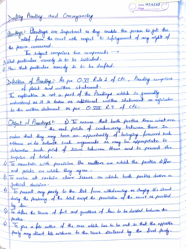 Drafting and Pleading Conveyence | PDF Drafting and Pleading Conveyence | PDF