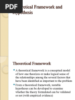 Theoretical Framework, Variables and Hypothesis Development | PDF | Theory | Hypothesis