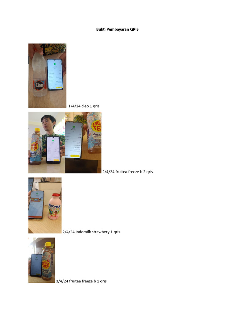 Bukti Pembayaran QRIS | PDF