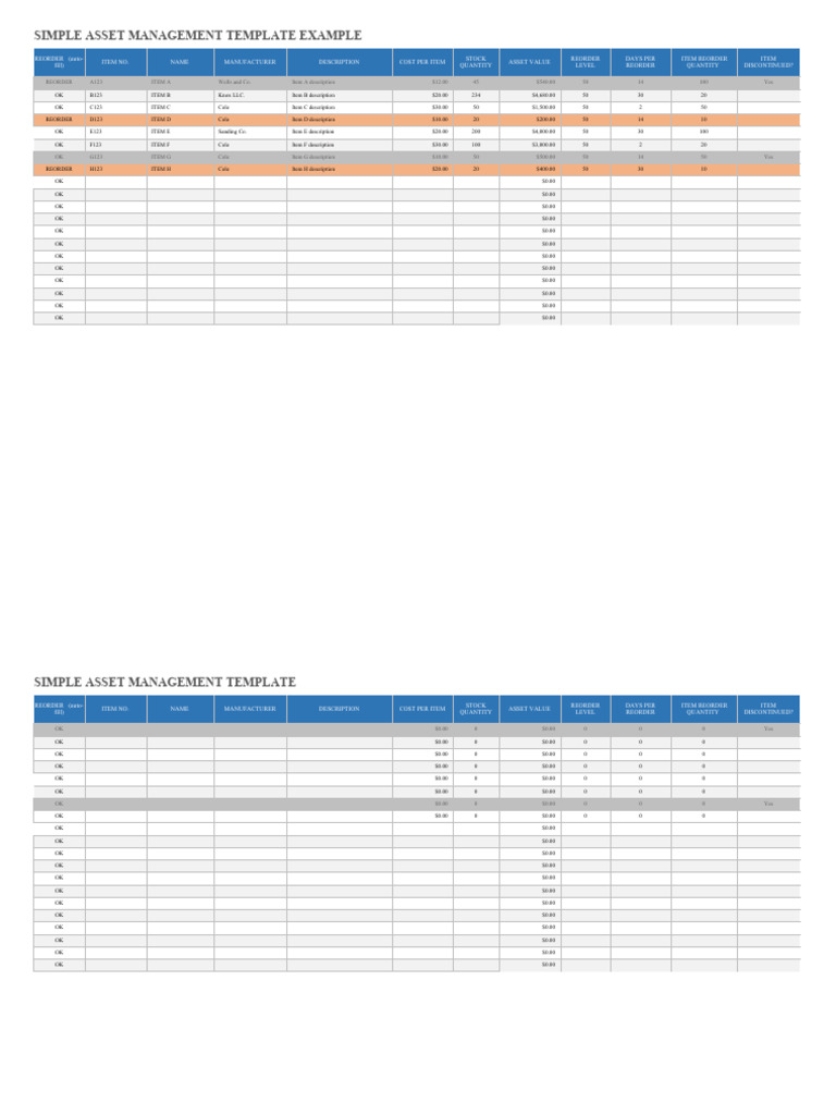 IC Simple Asset Management Example 11576 | PDF