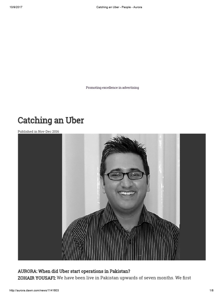 Uber's Launch and Impact in Pakistan | PDF | Credit Card | Karachi