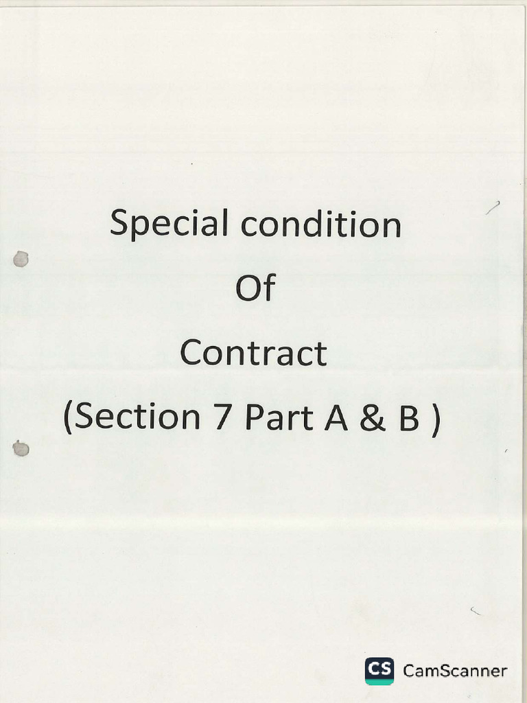 29- Special Condition of Contract_compressed | PDF