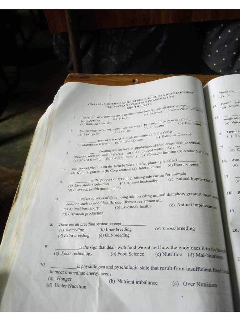 GNS 105 Past Question and Answer Textbook | PDF