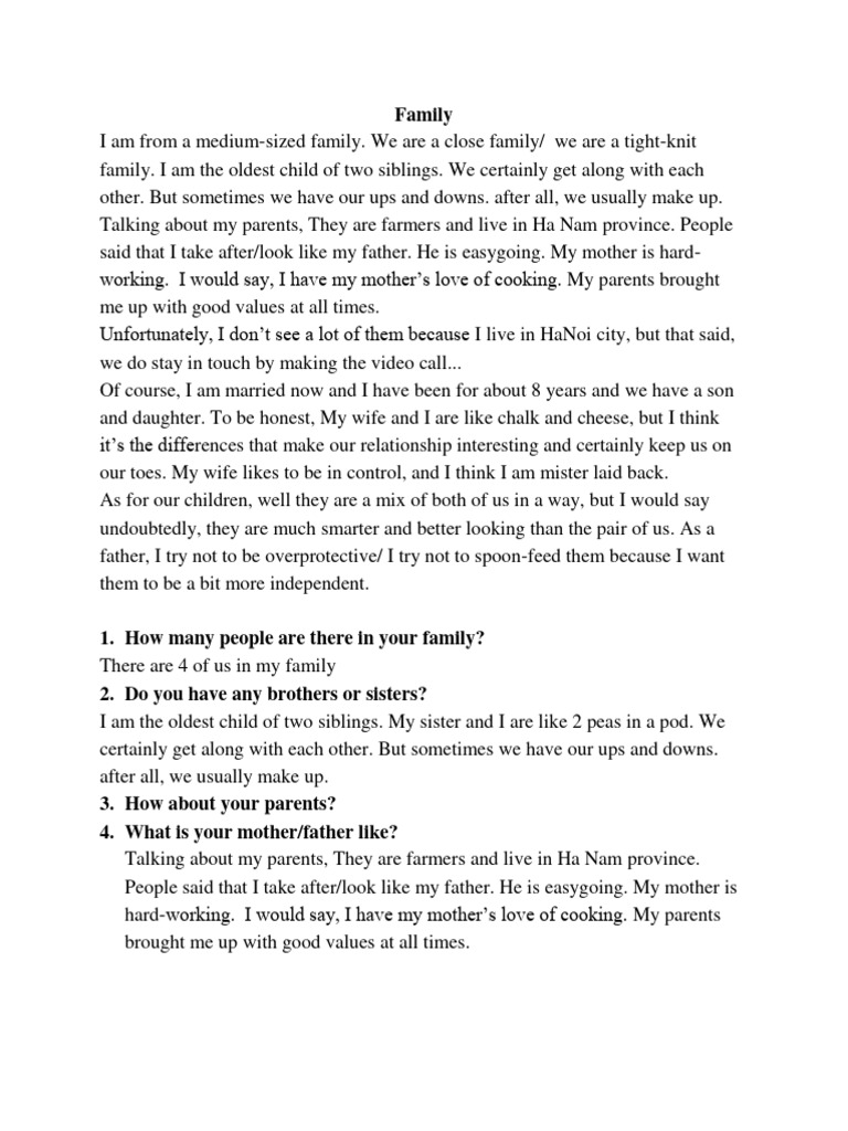 TOPIC-FAMILY | PDF | Human Reproduction | Interpersonal Relationships