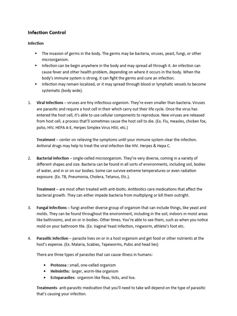 NA Infection Control | PDF | Infection | Pathogen
