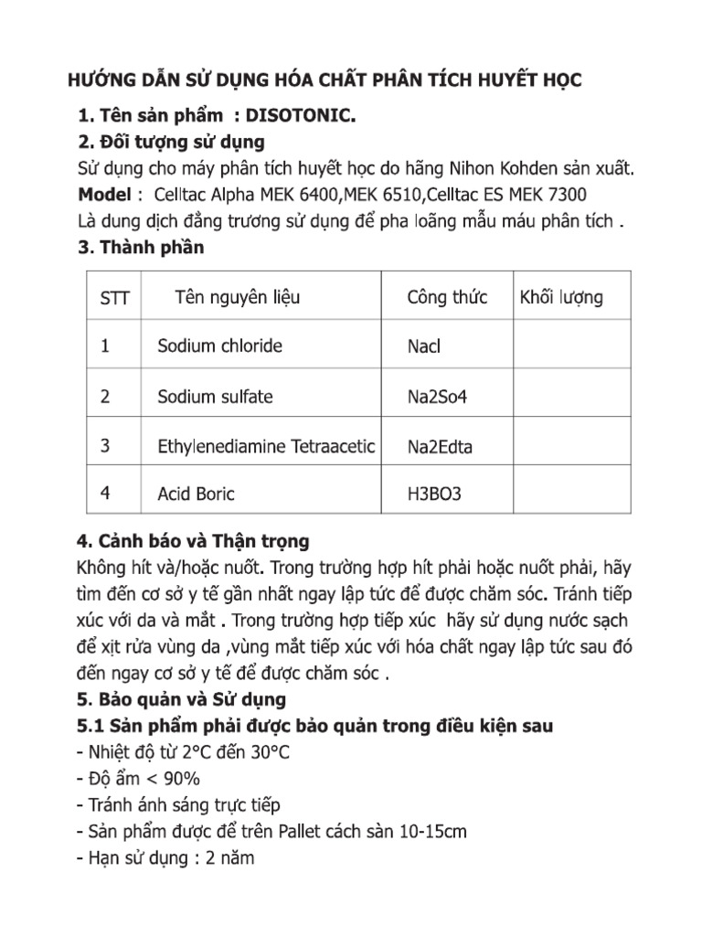 HDSD Disotonic | PDF