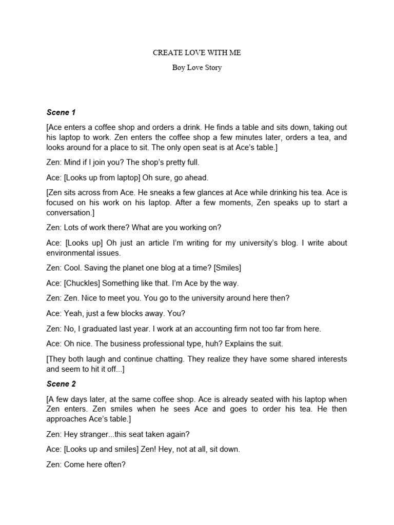 Create Love With Me Shielarocky Script | PDF