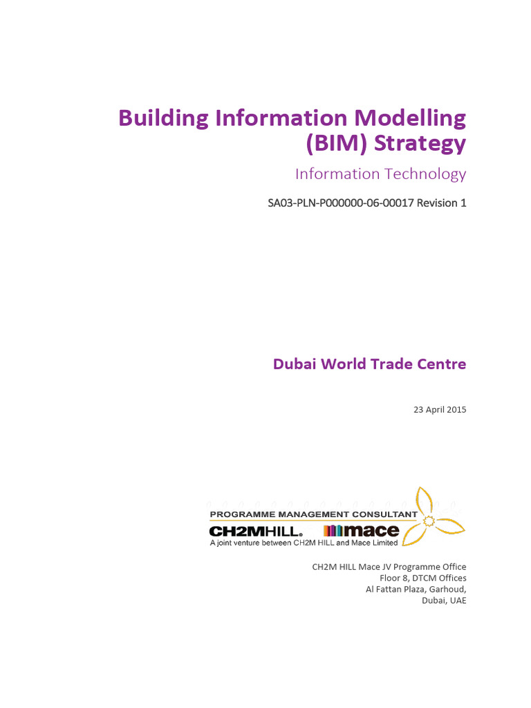BIM Strategy - SA03-PLN-P000000-06-00017 | PDF | Building Information ...
