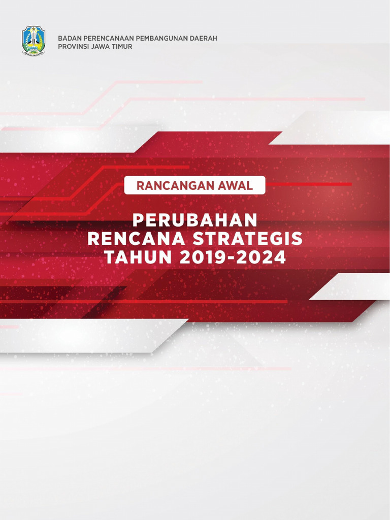 Perubahan Renstra Bappeda Jatim 2019 2024 | PDF