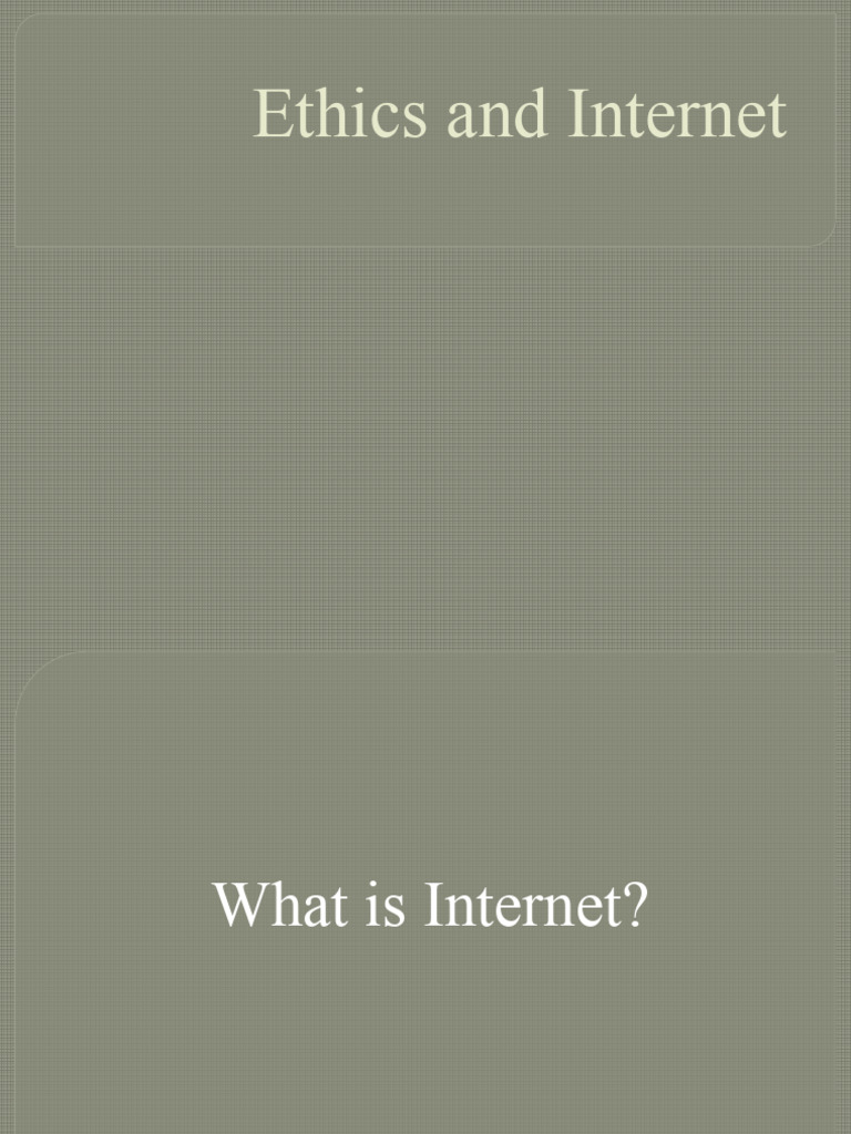 Internet Ethics And Anonymity Issues Pdf Security Hacker Computer