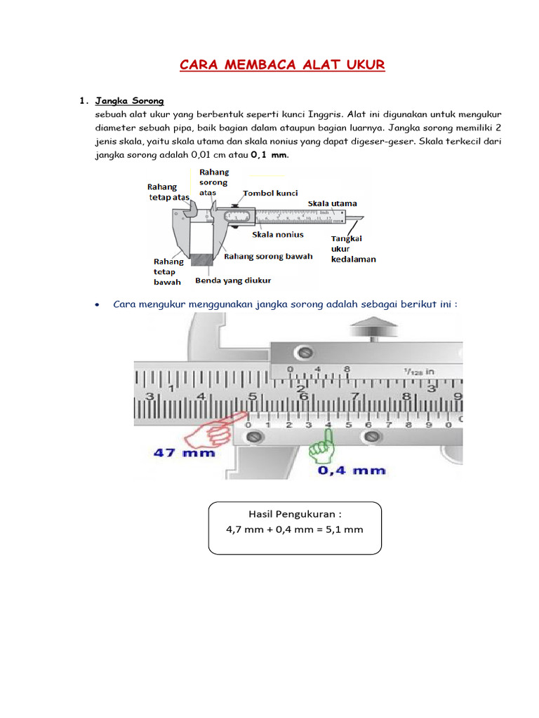 Membaca Alat Ukur | PDF