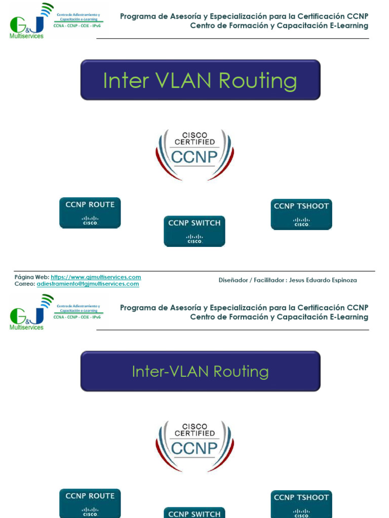 CCNP SWITCH Cap-7 Inter VLAN Routing 2.0 | PDF | Red de computadoras | Estándares de ...