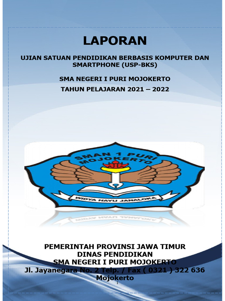 Laporan Usp - BKS 2021-2022 | PDF | Bisnis