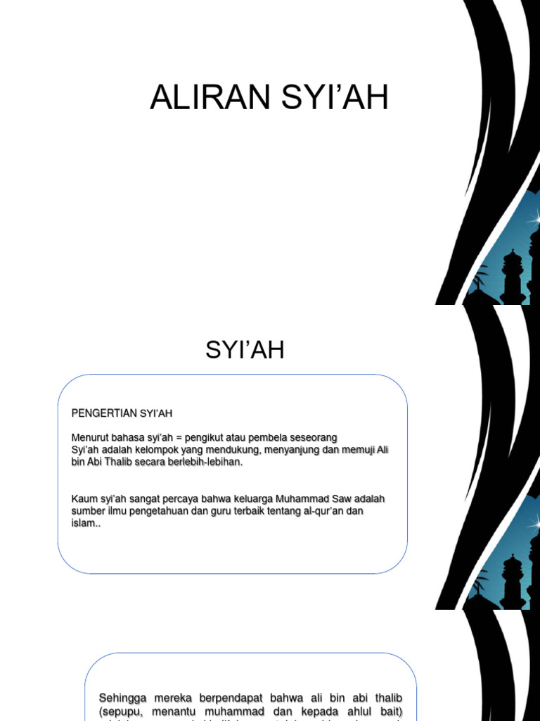 Memahami Aliran Syi'ah dan Ajarannya | PDF