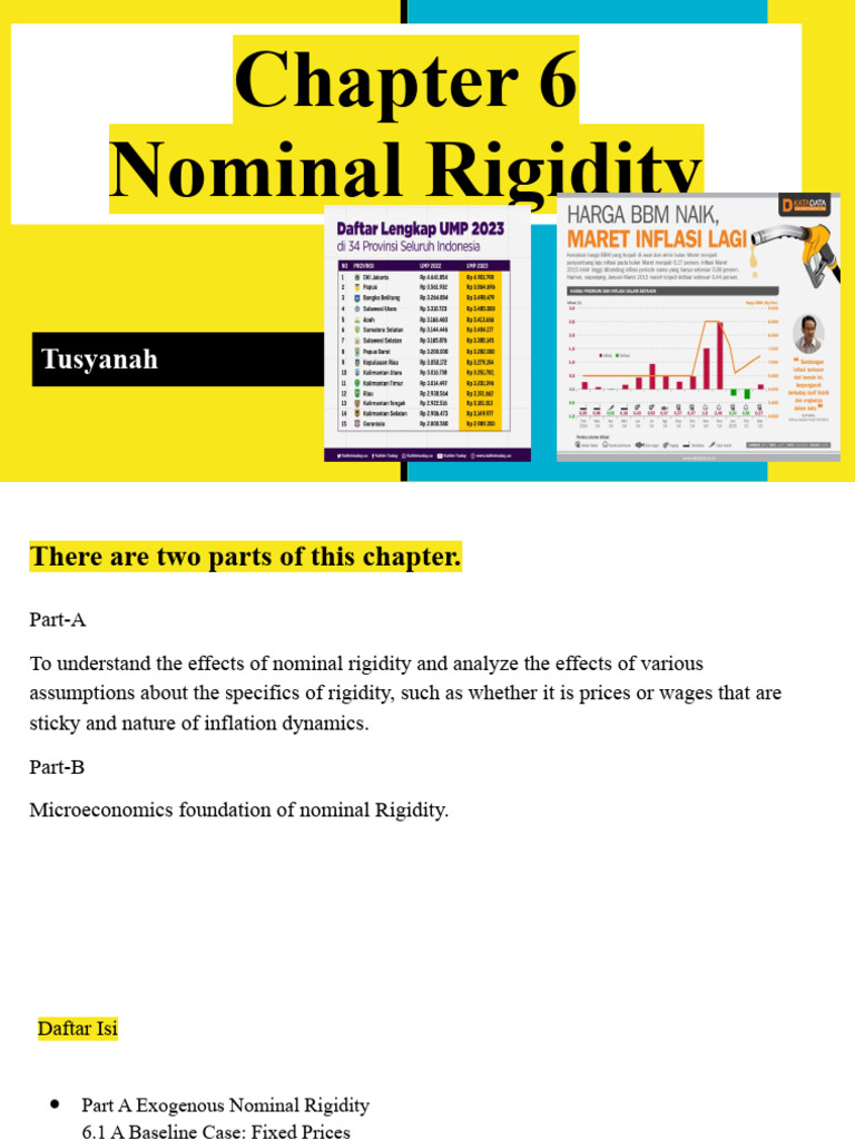 Dampak Ketidakrigidan Nominal dalam Ekonomi | PDF