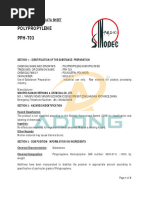 Material Safety Data Sheet: Repol PP | PDF | Combustion | Toxicity