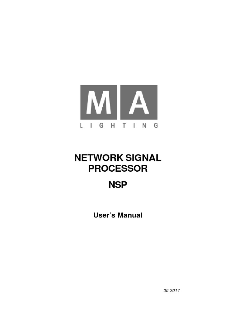 MA NSP Manual 2017-05 en | PDF | Computer Network | Menu (Computing)