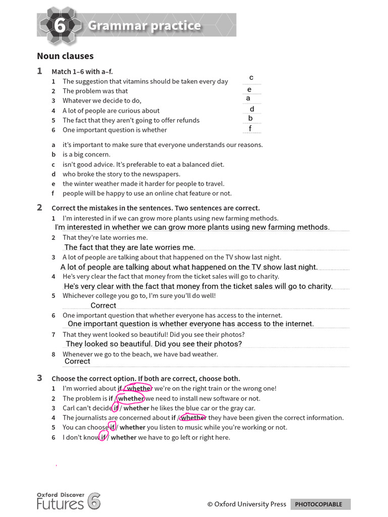 - Grammar practice Noun phrases | PDF