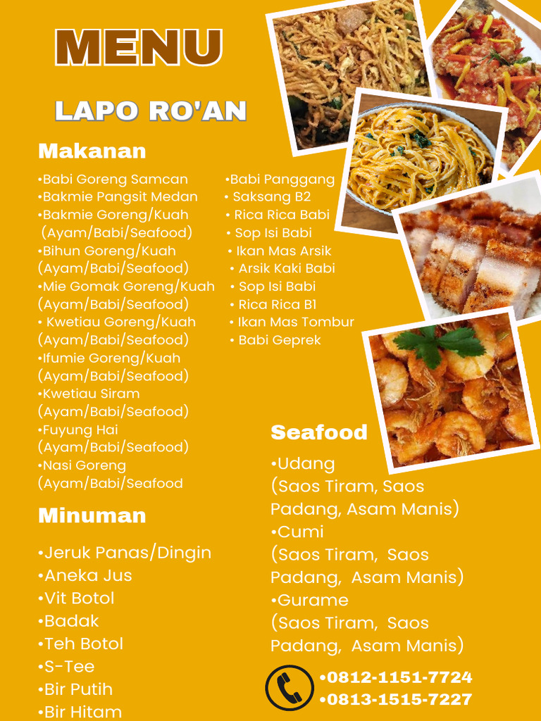 Hitam Kuning Elegan Menu Kedai Mie Dan Camilan - 20240412 - 182659 ...