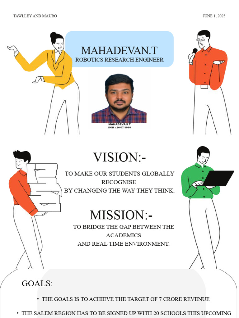 Mahadevan.t Robotics Research Engineer | PDF