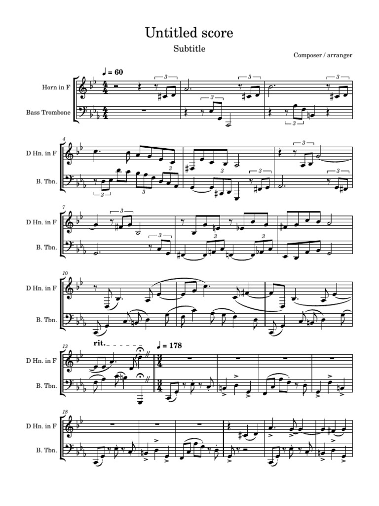 horn | PDF | Brass Instruments | Aerophones