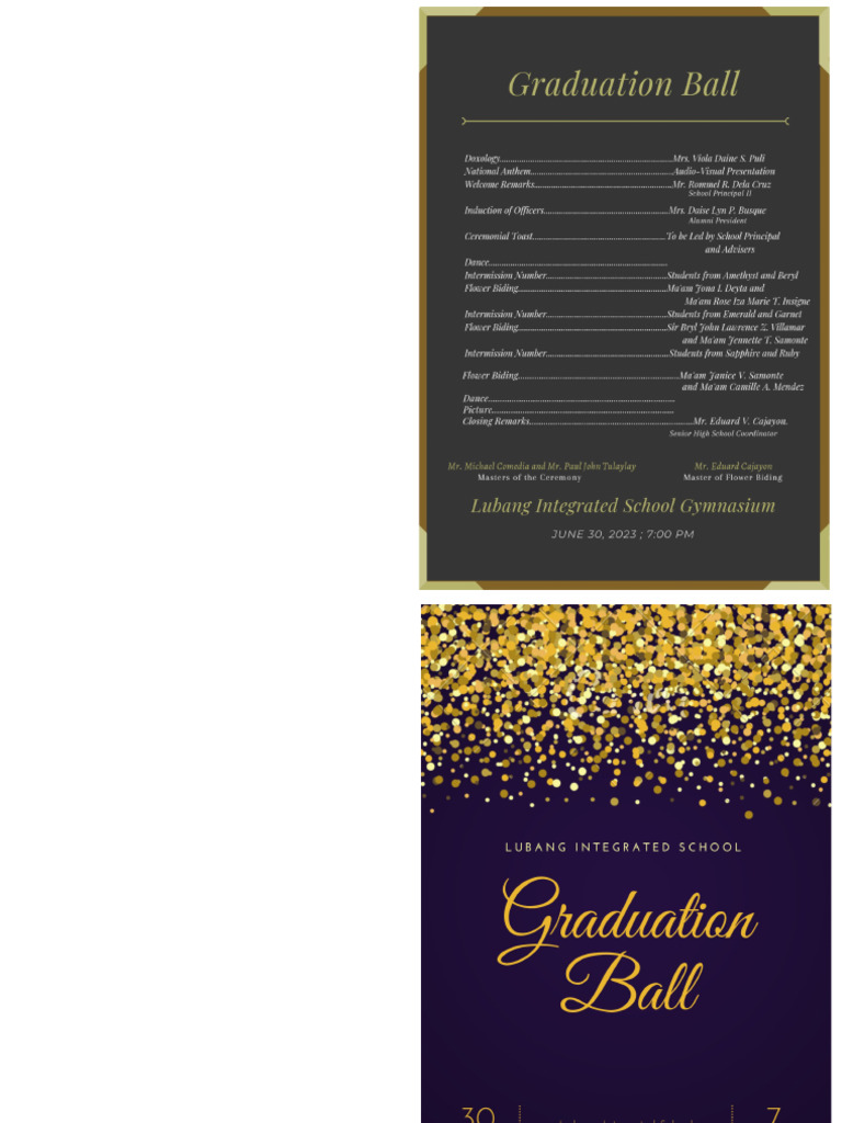 GRAD BALL INVITATION | PDF