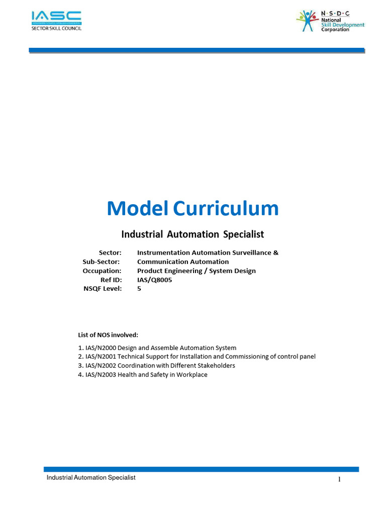 Mc Industrial Automation Specialist V 5 0 Pdf Automation Scada