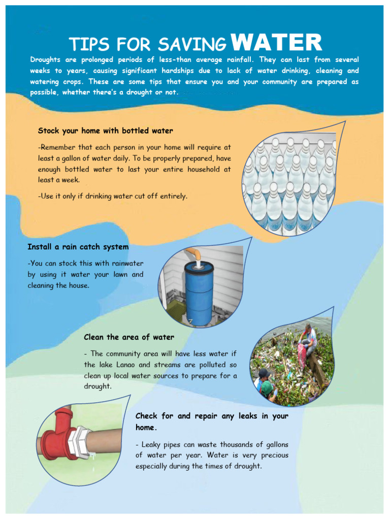 Essential Water-Saving Tips | PDF | Home & Garden | Science & Mathematics