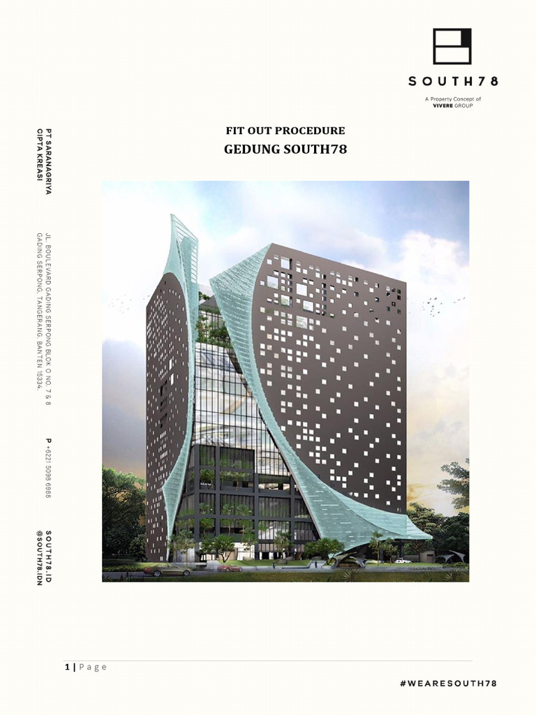 Prosedur Fit Out Gedung South78 | PDF