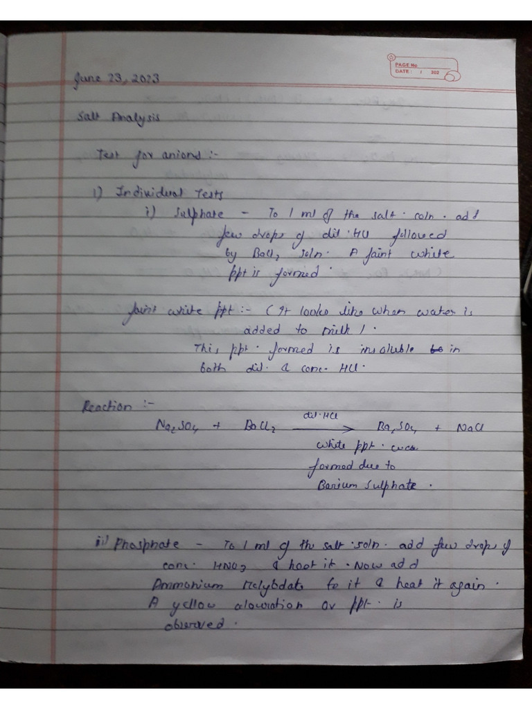 Chemistry Lab practical | PDF