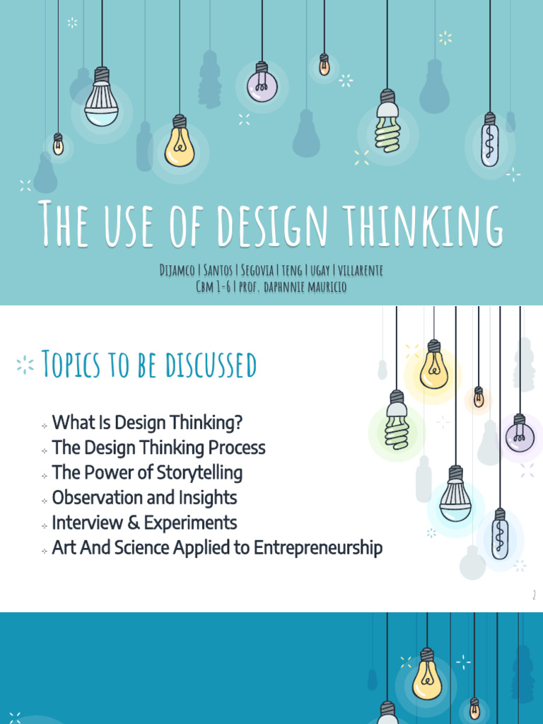 Understanding Design Thinking Process | PDF | Design Thinking | Entrepreneurship