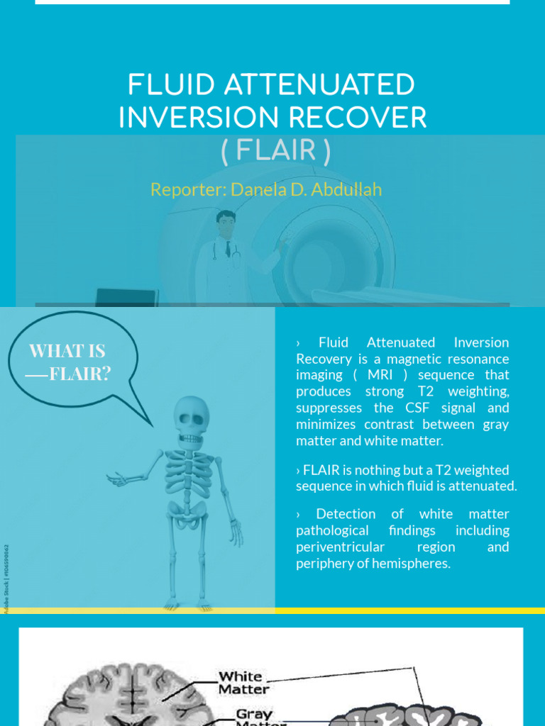 MRI REPORT FLAIR.DANELA | PDF