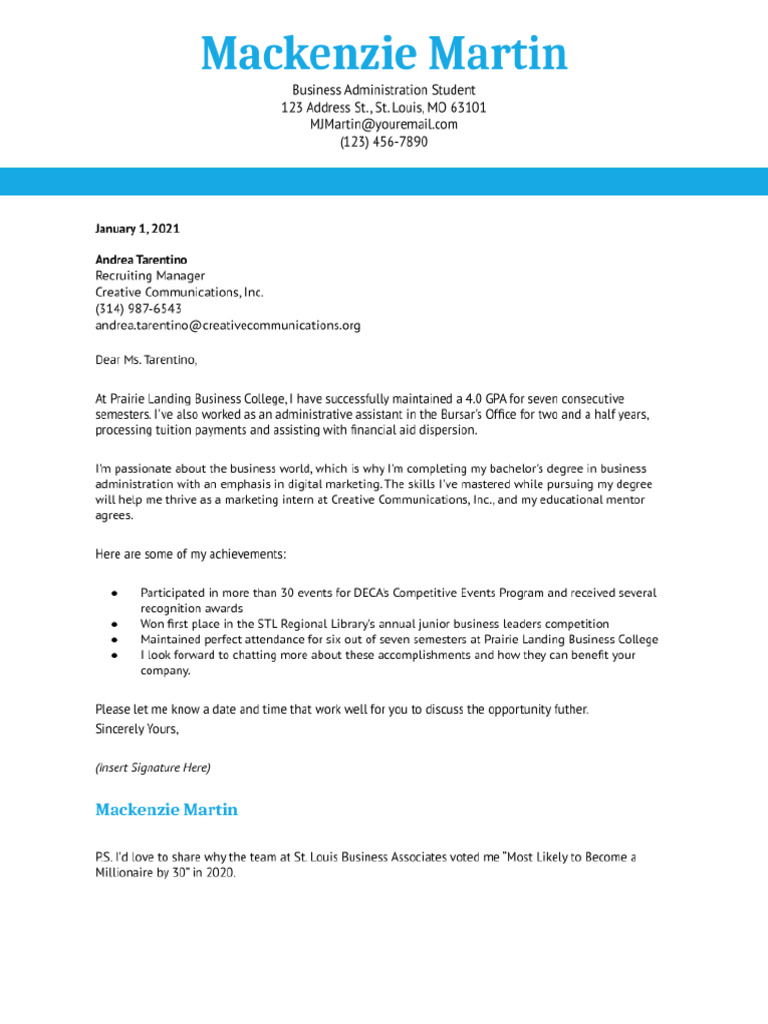 Internship_Example-1-2 | PDF