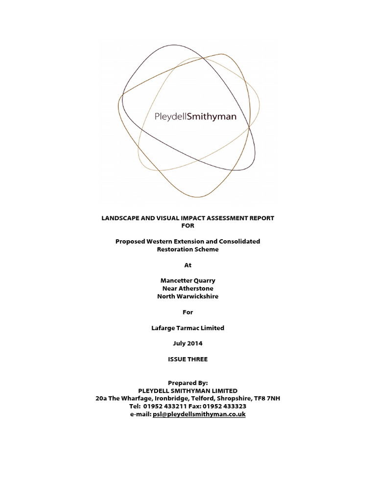 7661-10202. Landscape and Visual Impact Assessment Part1 | PDF | Hedge ...