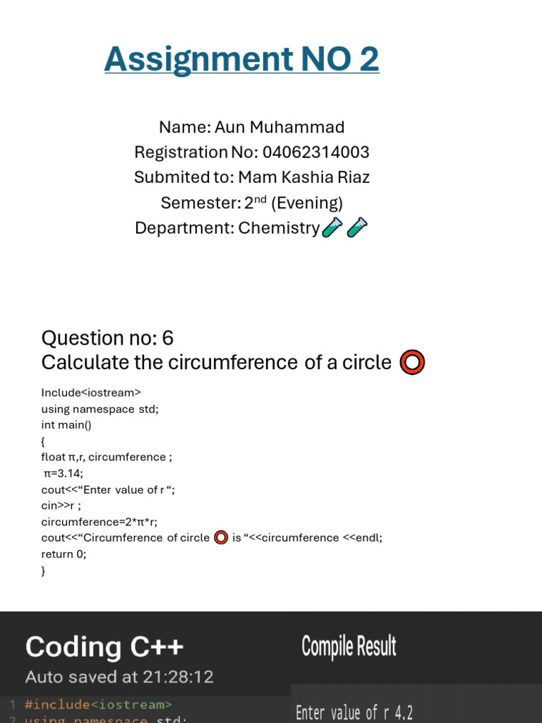 C++ Program | PDF | Elementary Geometry