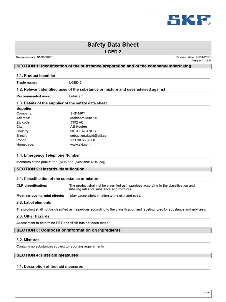 0901d196803ecfb2-LGED2 EN TCM 12-257198 | PDF | Personal Protective Equipment | Toxicity