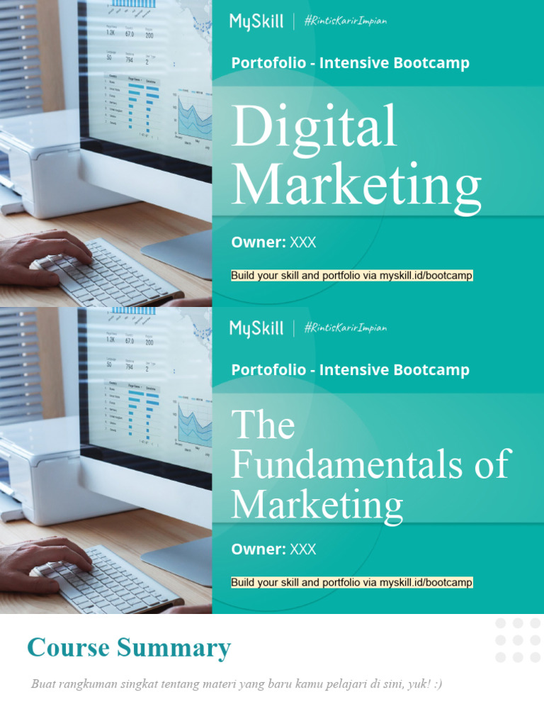 Digital Marketing Portfolio Template | PDF