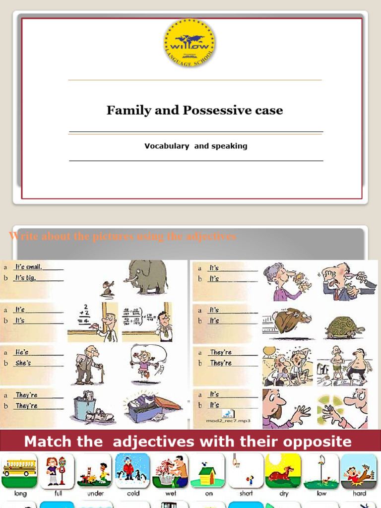 My Family | PDF | Plural | Language Families