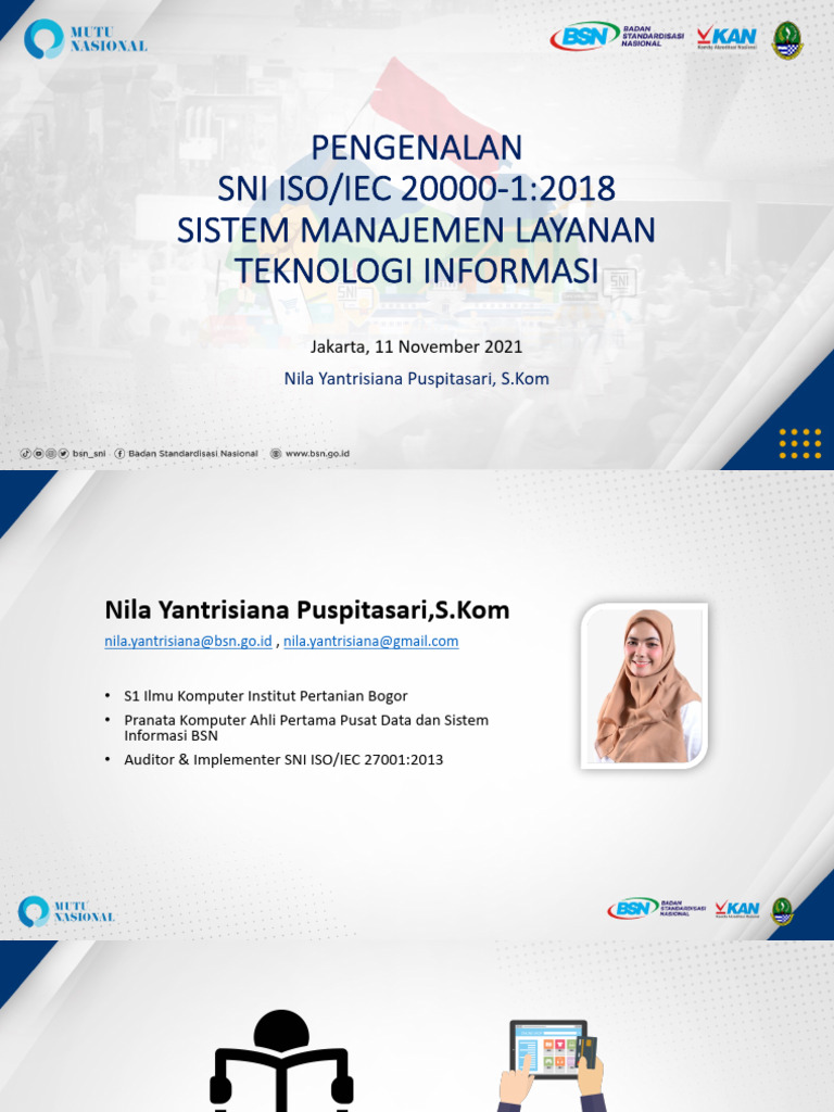 Pengenalan SNI ISO/IEC 20000-1:2018 | PDF