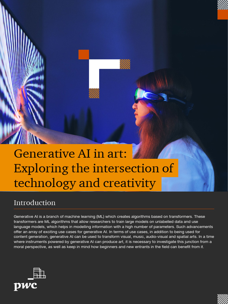 Generative Ai in Art Exploring the Intersection of Technology and Creativity (1) | PDF ...