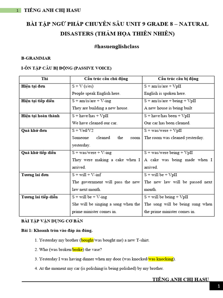 Unit 9 Grade 8 Natural Disasters | PDF | Flood | Groundwater