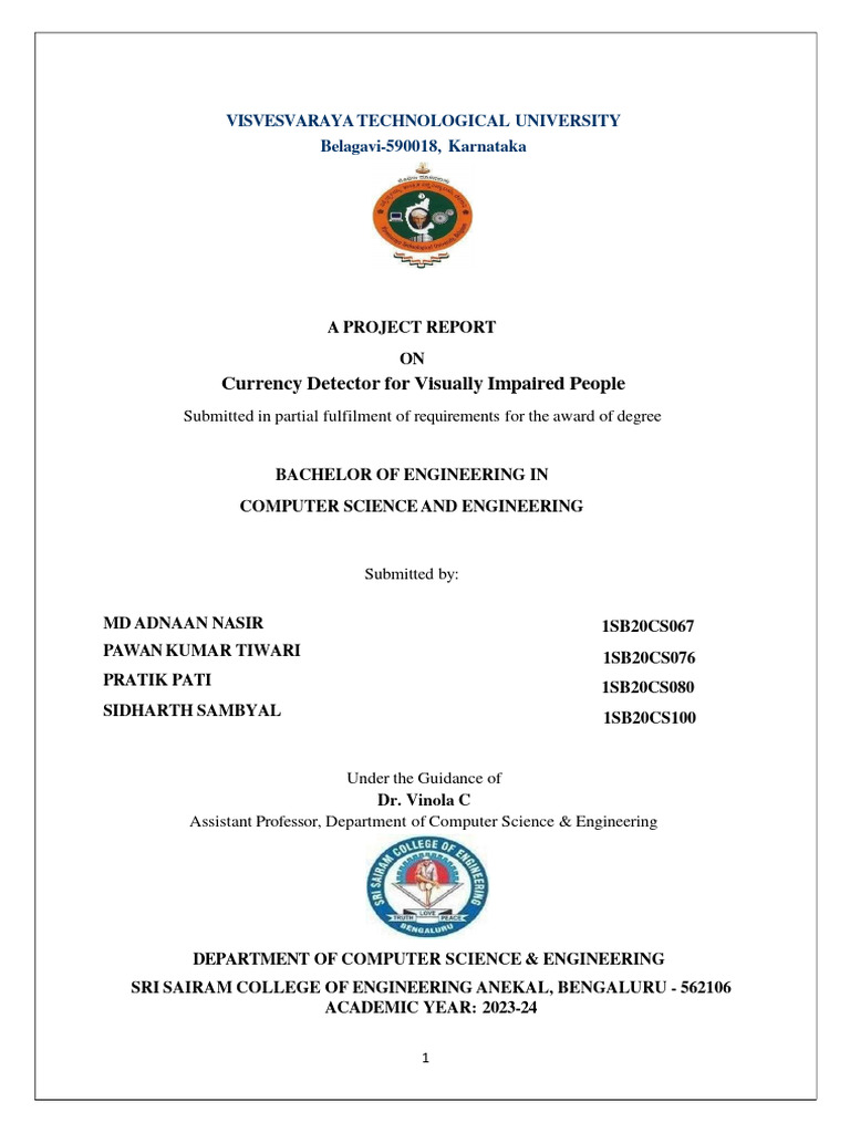 Finalyearreport 12 | Download Free PDF | Usability | Computer Vision