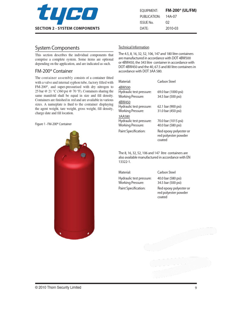 Tyco Fm200 Cataloge | PDF | Valve | Switch