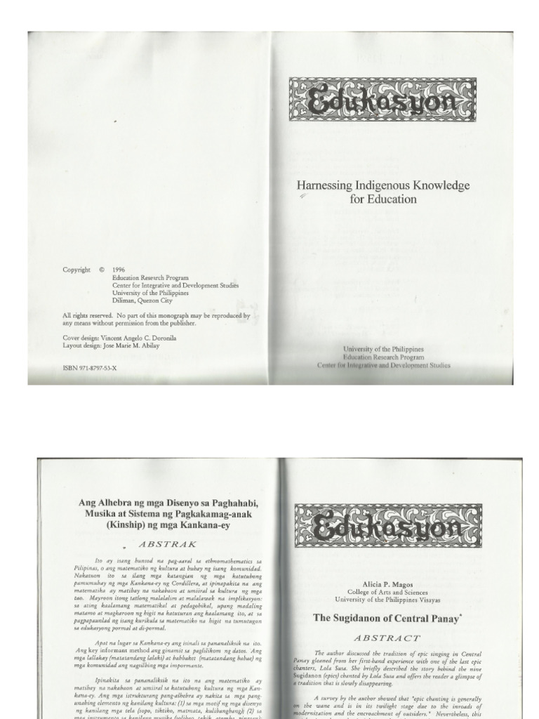 The Sugidanon of Central Panay Alicia P Magos | PDF