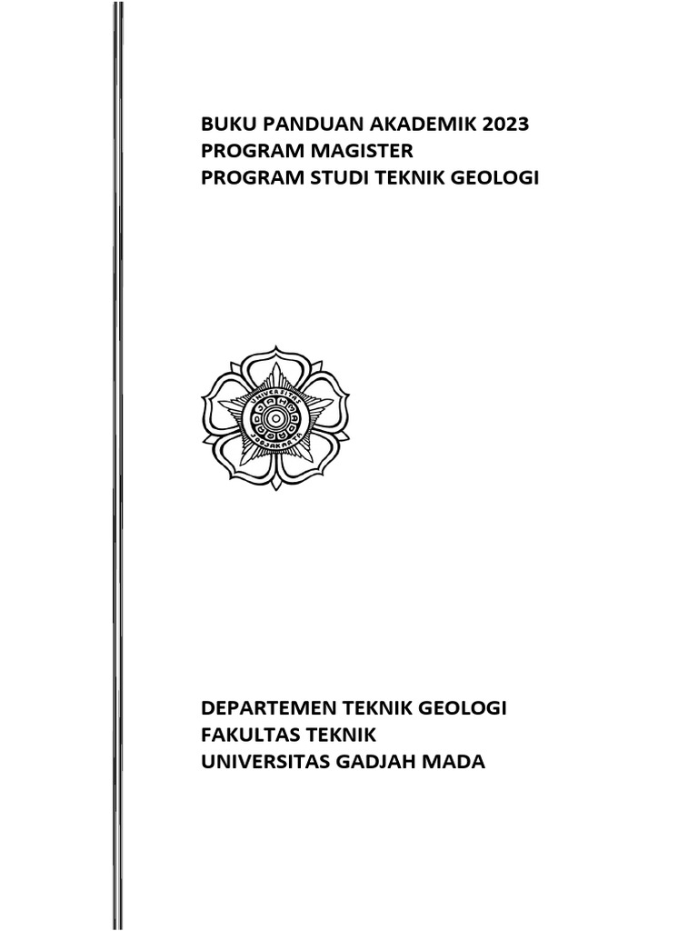 2023 Panduan Akademik Magister DTGL 20230905 | PDF | Sains & Matematika | Teknologi & Rekayasa