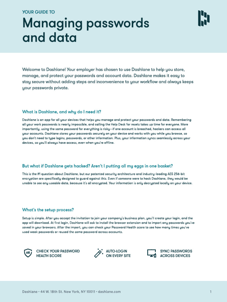 Managing Passwords | PDF | Password | Encryption